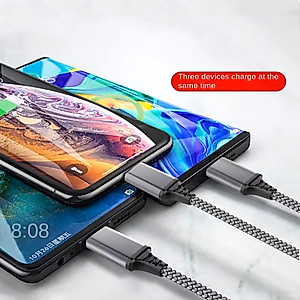 Pro USB 3in1 Multi Cable Compatible with Asus ZenFone 2 Laser (US) Data Universal Extra Strength for Fast Quick Charging Speeds! (Rose)