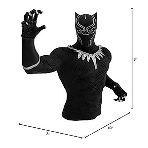 Marvel Black Panther Bust Bank Action Figure Multi-colored, 4"