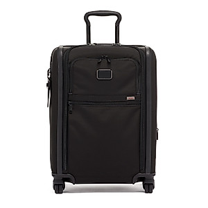 TUMI - Alpha Continental Dual Access 4-Wheeled Carry-On Luggage - Rolling Suitcase for Men and Women with 4 Spinner Wheels - Black