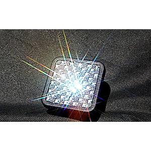 Diamond Crystal Bling Rhinestone Trailer Hitch Cover tube insert Fits 2" Receivers (Fits 2" Receivers, Clear)
