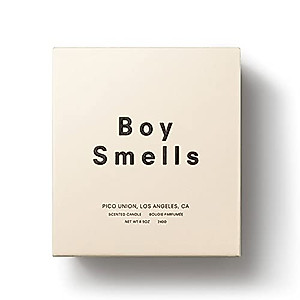 Cashmere Boy Smells Candle | 50 Hour Long Burn | Coconut & Beeswax Blend | Luxury Scented Candles for Home (8.5 oz)