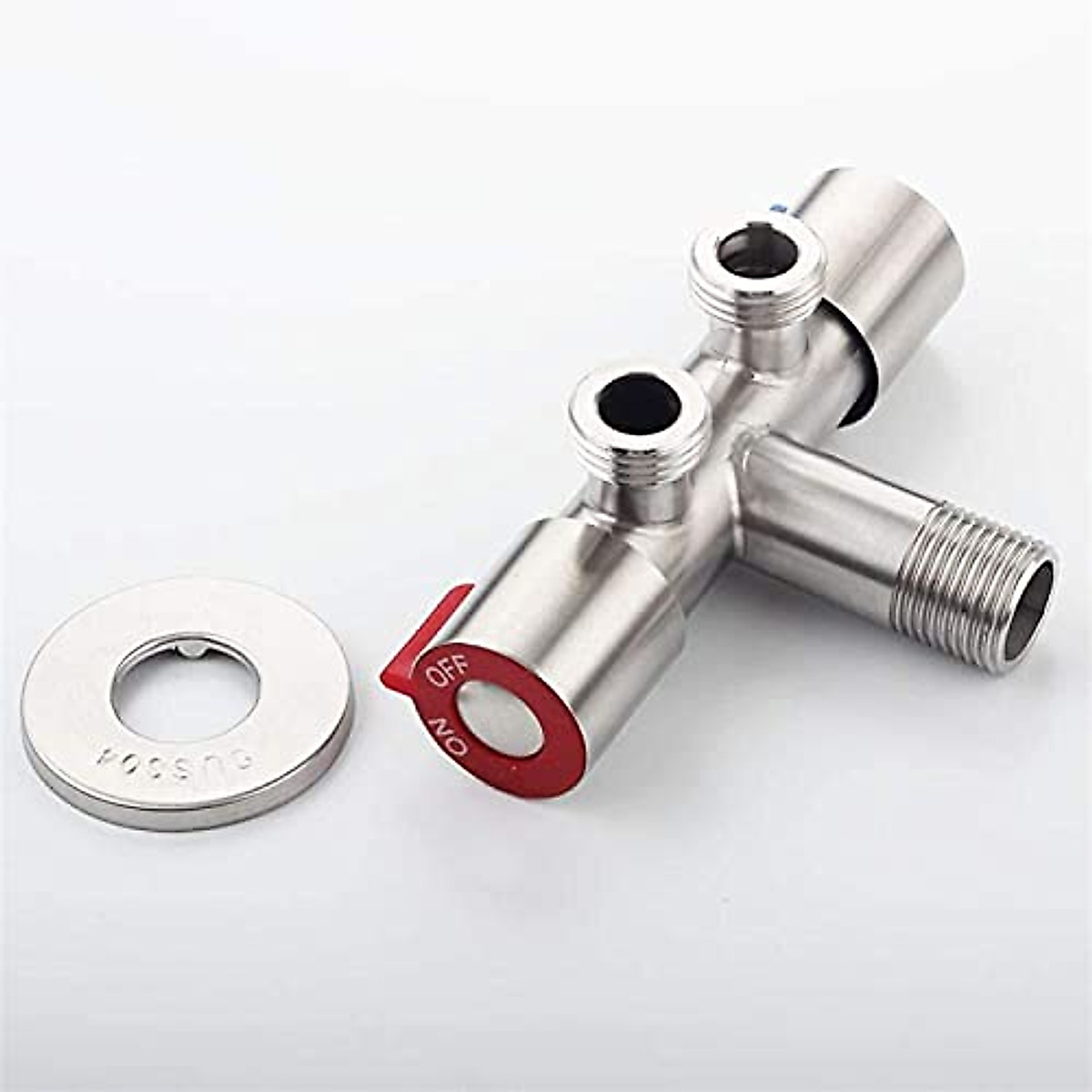 JIYTG Hand Held Bidet Toilet Sprayer Kit 4 Points 304 Multifunctional Toilet Companion Bidet Sprayer Dual tee Booster Spray Gun Set