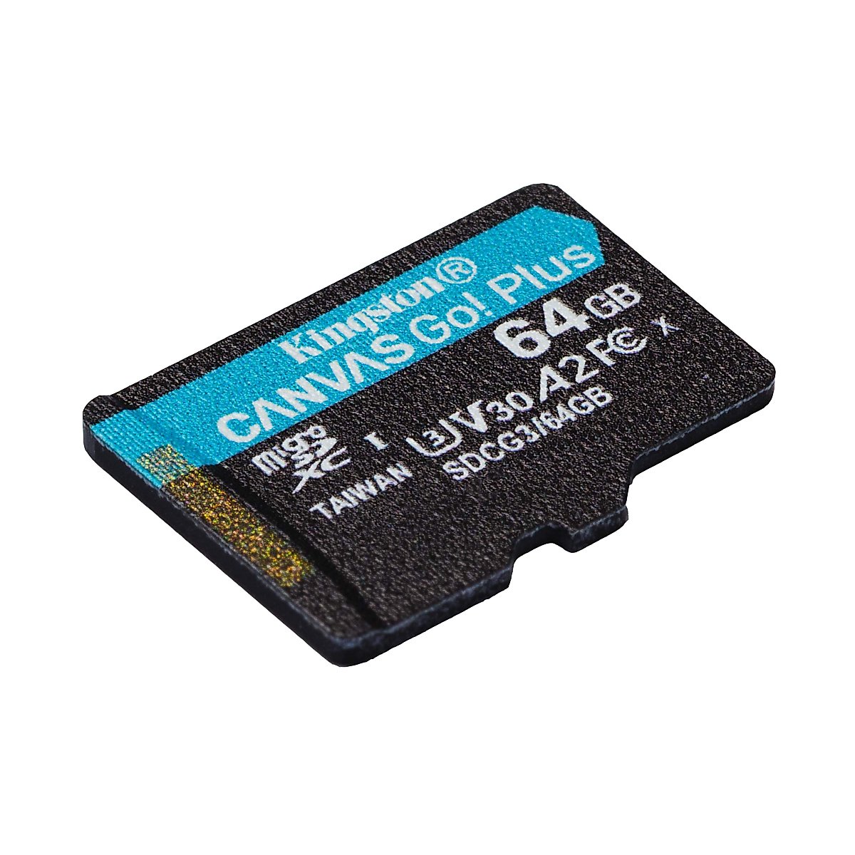 Kingston 64GB Canvas Go Plus microSDXC Card | Up to 170MB/s | UHS-I, C10, U3, V30, A2/A1 | with Adapter | SDCG3/64GB