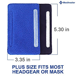 8 Pack CPAP Headgear Strap Covers, Universal and Reusable Strap Covers, Soft-Fleece Strap Pads, Reduce Red Marks, Great Value Kit Supplies by Medihealer