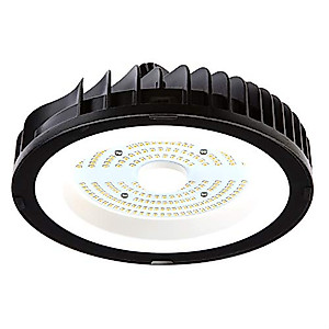 AmazonCommercial LED ECO UFO High Bay, 150 Watt, 30000 Hours, Dimmable 0-10V, 15000 Lumens, ETL Certified, Daylight, 1-Pack
