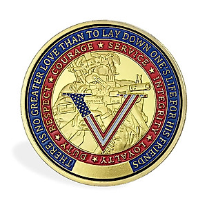 BHealthLife US Army Veteran Challenge Coin Gift Thank You for Your Service
