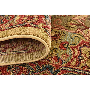 Unique Loom Sahand Collection Traditional Geometric Classic Tan Area Rug (3' 3 x 5' 3)