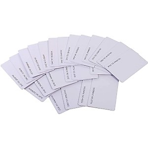 UHPPOTE Contactless 125kHz RFID Proximity Smart Card 0.8mm Thick for Access Control System & Time Attandance (Read only, Pack of 100)