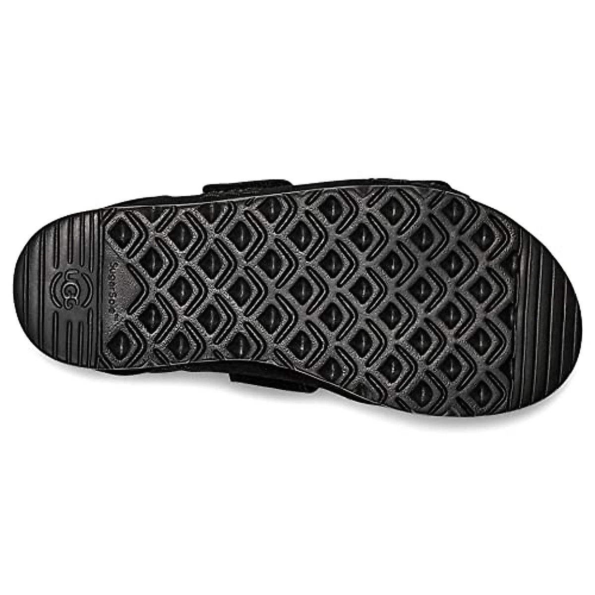 UGG Girls K GOLDENSTAR Slingback Sandal, Black, 13 Little Kid