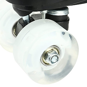 Unisex Indoor and Outdoor Roller Skates Classic High-top for Adult Skating Four-Wheel Roller Skates