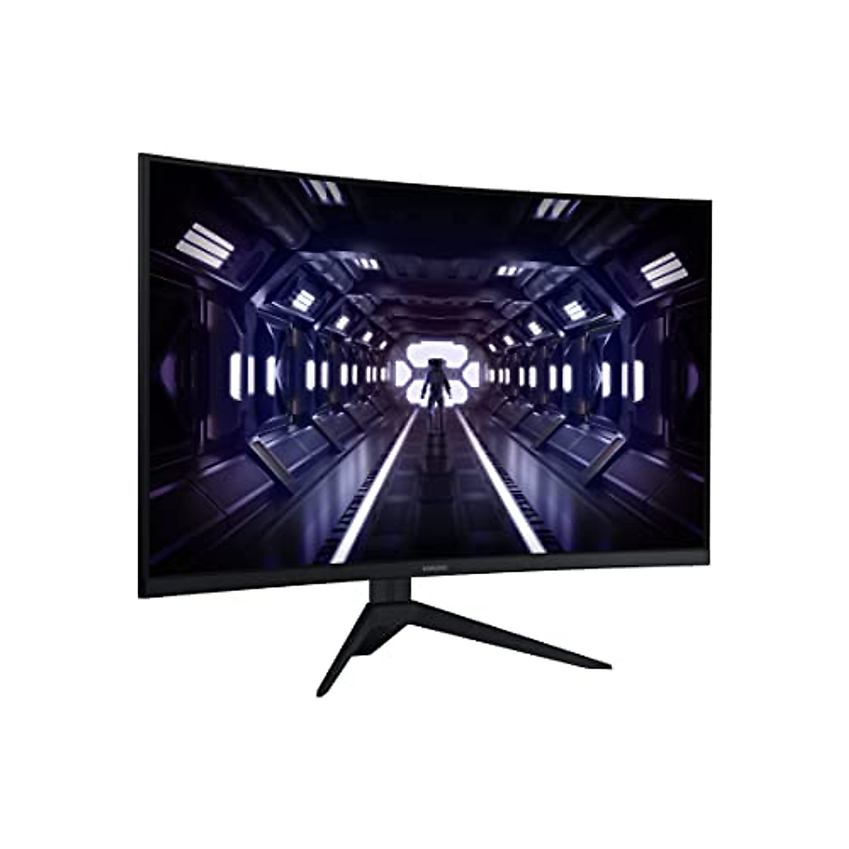 SAMSUNG 32" FHD 1080p Odyssey G3 Ultrawide Gaming Monitor, 1500R Curved Display, 165Hz, 5ms, AMD FreeSync Premium, Borderless Design, Eye Saver Mode, Black (LC32G35TFQNXZA)