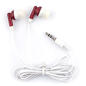 Wjjitan Bulk Earbuds Headphones 100 Pack Multi Colored for Kids, Classroom Students School Wholesale Earbuds Earphones for Children Teachers Adults Teens Individually Bagged（100Mixed）