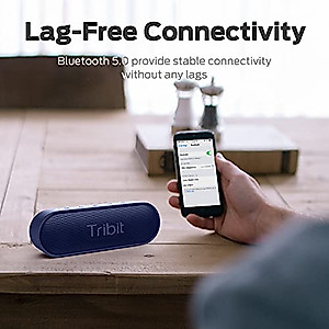 Tribit Upgraded StormBox Pro Black Portable Bluetooth Speaker and XSound Go Blue Bluetooth Speaker