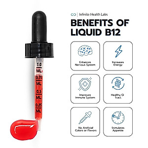 Liquid Vitamin B-12 for Dogs and Cats - Vet Formulated - Effective for All Animals Methylcobalamin (Methyl B12) - Energy, Appetite and Mood - Made in USA