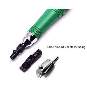 Jrealmer Turbolap Air Lapper Lapping Grinder (UTR-30) Turbine Reciprocating Stroke 0.3mm Pneumatic Ultrasound Grinder Micro Pneumatic Air Pencil Die Grinder For Mould Metal Lapping