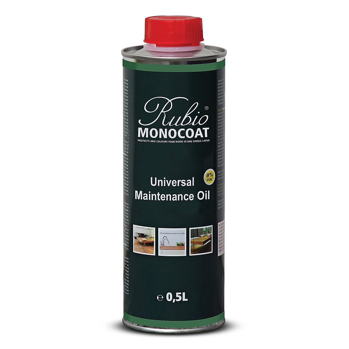Rubio Monocoat Universal Maintenance Oil, 0.5 Liter, Pure