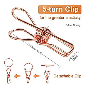 Skroad Stainless Steel Sock Drying Rack, Swivel Hook Wind-Proof Clothes Hanger Rack for Socks, Underwear, Shoe Insoles, Baby Clothes Gloves