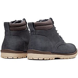 Vostey Men's Hiking Boots Waterproof Casual Chukka Boots for Men(BMY670B Grey 9)