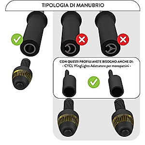 CYCL Wing Lights Fixed V3 - Turning Signals for Bicycle Turn Signals for E-Scooters 11.8x8x3.2cm