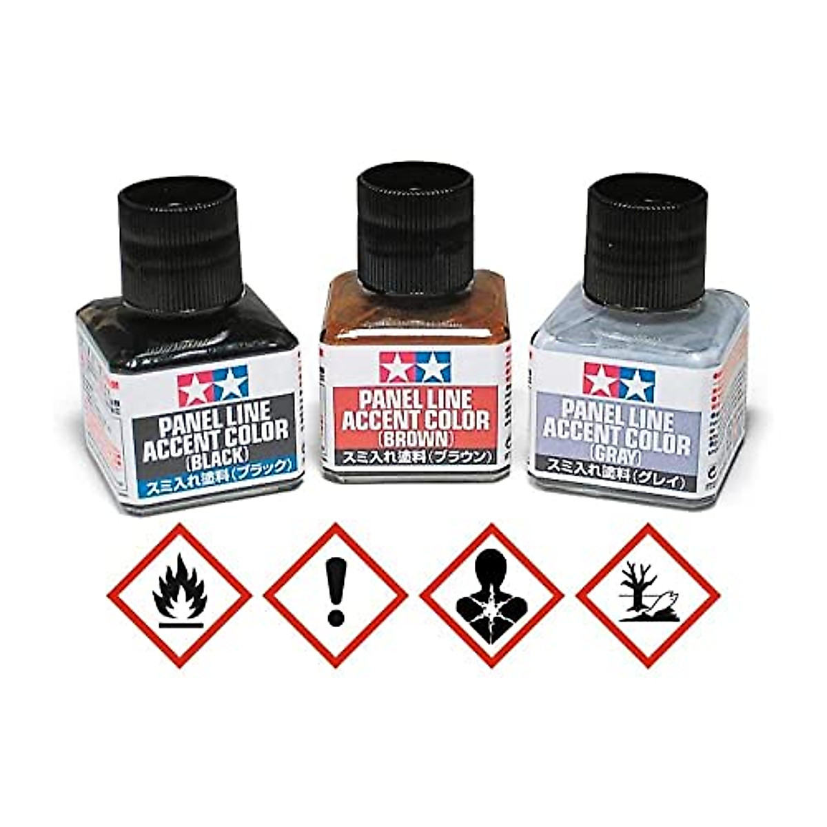 Tamiya Panel Line Accent Color 40ml Brown TAM87132 Plastics Paint Enamels