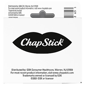 ChapStick Classic Medicated Lip Balm Tubes, Chapped Lips Treatment and Skin Protectant - 0.15x12 Oz