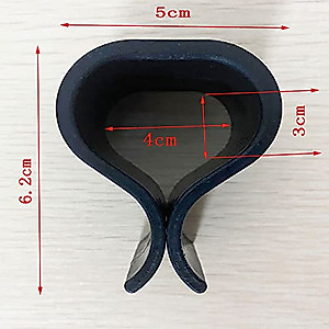 5 Pieces Outdoor Wicker Furniture Clips Sofa Rattan Chairs Connector Fastener Clamp Outdoor Patio Garden Wicker Rattan Furniture Aligment Sectional Connector(Black, Small Size)