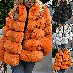 jsarle cyber of monday deals amaz0n outlets store overstock items clearance all prime-Cropped Faux Fur Coats For Women Winter Warm Faux Fur Fleece Shacket Jacket Warm Thick Quilted Parka Coat