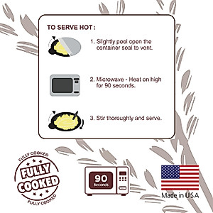 Golden Nest Coconut Rice | Jasmine Rice Infused with Coconut Cream and Spices | All Natural Asian Homemade Style with No Preservatives and Naturally Gluten-Free | Fully Cooked Instant Microwavable Coconut Rice | 7.6 oz bowl x 6pk