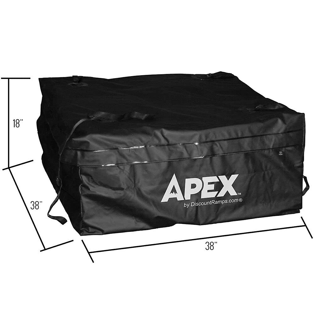 Apex RBG-01 38" Large Soft-Side Vehicle Cargo Rack Bag - 15 Cubic Feet