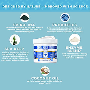 MEDii Pet Soft Dog Dental Chews: Cleans Dog Teeth + Dog Breath Freshner. Removes Tartar & Plaque. Comparable to Greenies and Dentastix, for All Dog Teeth Cleaning. 10oz 125 Hearts Tasty Flavor