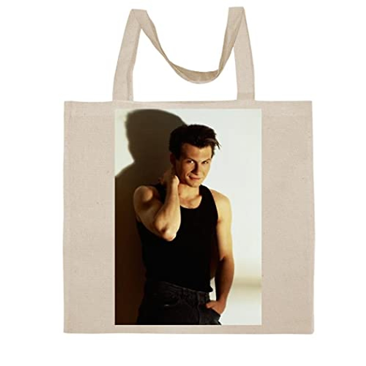 FC Carino Christian Slater - A Nice Graphic Cotton Canvas Tote Bag FCA #FCAG556572