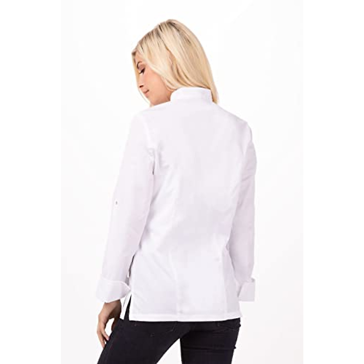 Chef Works Women's Lansing Chef Coat, White, Large
