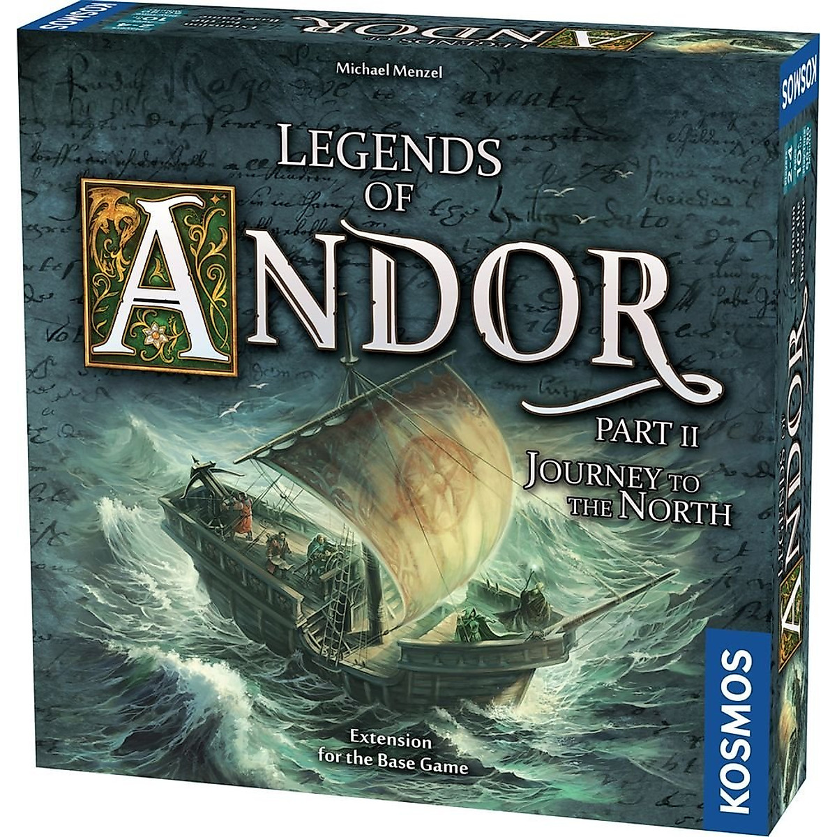 Legends of Andor: Journey to The North, Expansion Pack, Cooperative Board Game, 1 – 4 Players, Fantasy, Family Game by Kosmos