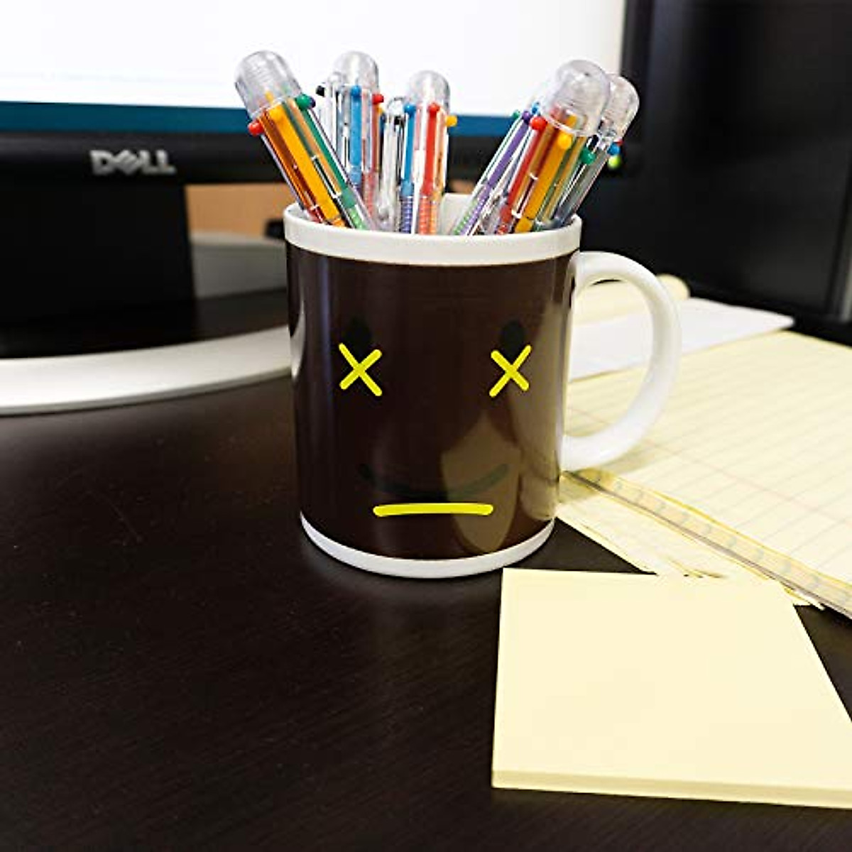 Huji Multicolor 0.5mm Ballpoint Pens for School Supplies Office Arts & Crafts Students Little Ones Party Favor Gift (Multicolor Retractable Pens – 18 PK 6 in 1)