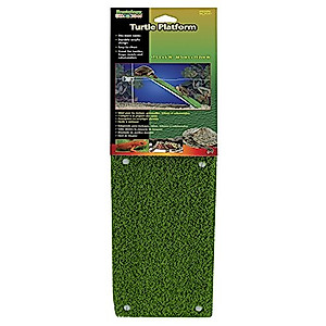 PENN-PLAX Reptology Turtle Basking Platform Ramp – Also Great for Frogs, Newts, Salamanders, and Axolotls – 17.5” x 6”