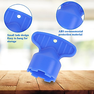 5 PCS Faucet Aerator Key Removal Wrench Tool Replacement Cache Aerators Removal Tool with 5 Sizes M16.5, M18.5, M21.5, M22.5, M24, Faucet Aerator Removal Tool for Bathroom Kitchen Sink