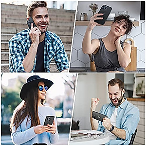 ORIbox for iPhone 13 Case - Black, Shockproof Protective Cover, Ultra-Thin Non-Slip Lightweight