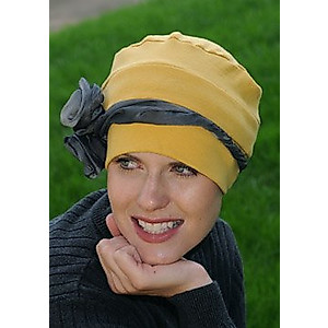 Headcovers Unlimited 100% Cotton Three Seam Turban | Chemo Turbans for Cancer Patients Black