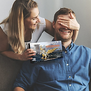 Piececool 3D Metal Puzzles for Adults, Glorystrom Dragon 3D Metal Model Kits, Brain Teaser Puzzles DIY Assembling Crafts for Stress Relief, Great Birthday Gift