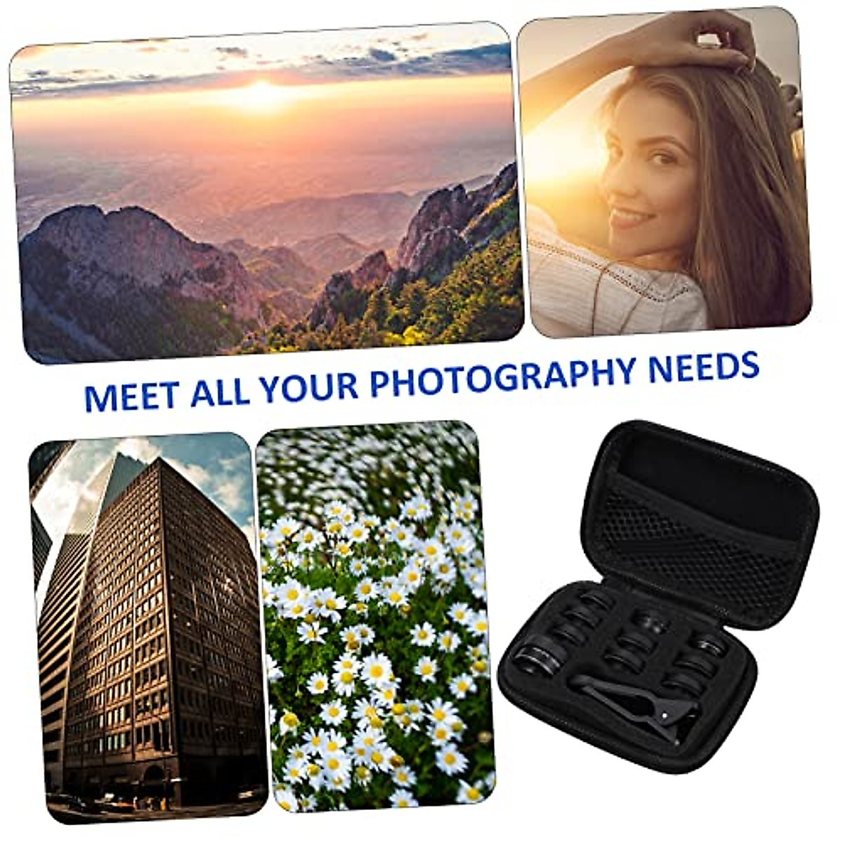Abaodam 1 Set Mobile Phone Camera Lens tech Gifts Multifunctional Lens Camera Lens Kit Portable Lens s10 Practical Lens Tablet Phone fisheye Lens Durable Lens Filter Taste Packaging: TPU