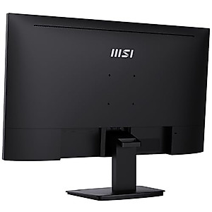 MSI Pro MP273A, 27" Monitor, 1920 x 1080 (FHD), IPS, 100Hz, TUV Certified Eyesight Protection, 4ms, Displayport, HDMI, Tilt, Black