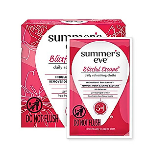 Summer's Eve Cleansing Cloths, Blissful Escape, 16 Count