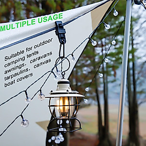 Tarp Clips Heavy Duty Lock Grip,Tarp Clamps for Cover Awnings, Outdoor Camping, Caravan Canopies, Car Covers