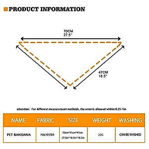 Jeiento Purple Camo Dog Bandanas Thanksgiving Dog Bandanas Fall Dog Cat Bibs Holiday Pet Costume Dog Outfit Triangle Scarf Autumn Kerchief for Small to Medium Pet