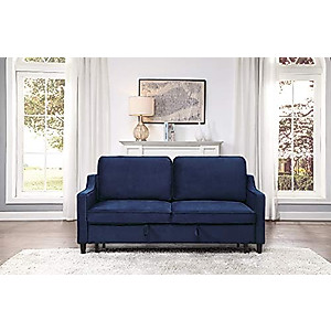 Lexicon Maston Convertible Studio Sofa Bed, Navy
