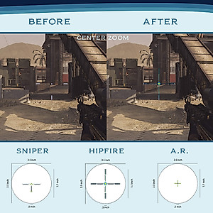 GameHax Aimbot TV or Monitor Gaming Decal for FPS Games - Aim assist or No Scope - Compatible with PS4, PS5, Xbox One, Xbox Series X, PC