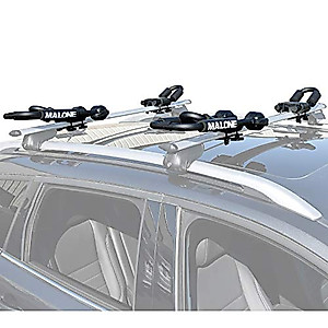 Malone Foldaway-5™ Multi-Rack Folding 1 or 2 Kayak, SUP, Canoe Carrier, Black (MPG125)