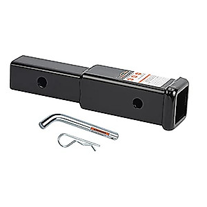 HITOWMFG Trailer Hitch Receiver Tube Extenders for 2" Receiver, 7" Length, 3500 lbs. (Include pin&Clip)