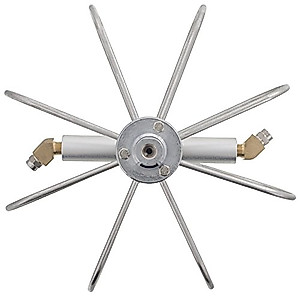 Steel Dragon Tools 12" Duct Pipe Vent Hood Cleaner Pressure Washer Attachment 4000 PSI 4 GPM 3.5 Orifice