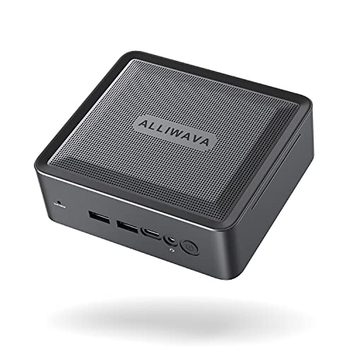 ALLIWAVA Mini PC AMD Ryzen 5 5600H(6C/12T, up to 4.2 GHz), H56 Mini Computer 32GB DDR4-3200M RAM 512GB PCIe SSD, Small Micro Desktop PC 4K@60Hz Triple Display, Dual HDMI, Type-C, USB3.0